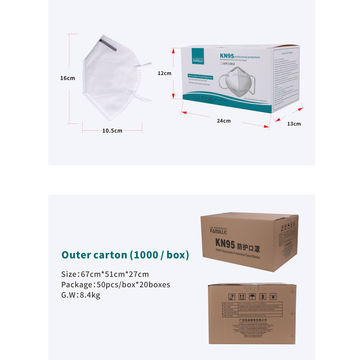 Disposable KN95 Masks with Certification CE&FDA&GB2626-2006 | Global ...