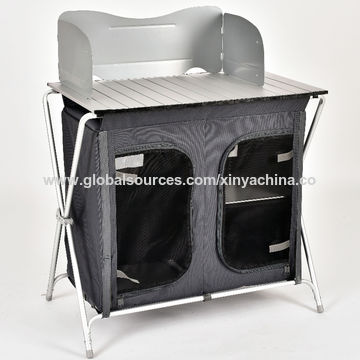 China New design camping picnic table with wind deflector design on ...