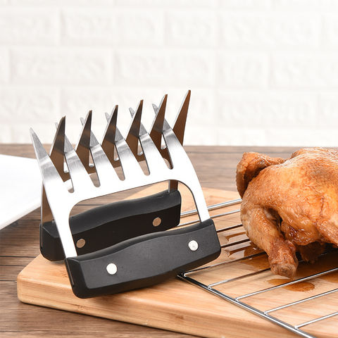 China Black plastic PP handle stainless steel bear claw meat tearing ...