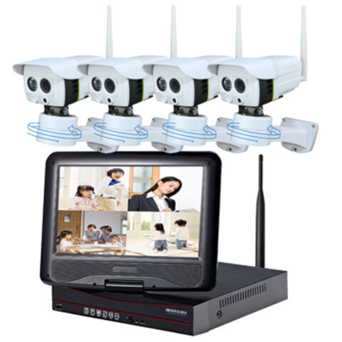 China Wireless NVR Kit Built-in Monitor and Alarm Sensor, CCTV Kit with ...