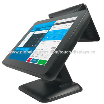 China 15 inch POS waterproof touch all-in-one POS, true flat for ...