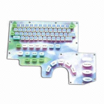 China Custom-made Silicone Conductive Rubber Keyboard in Pads Design ...