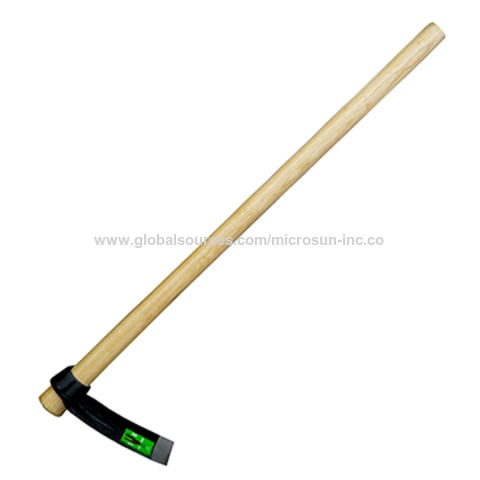 ChinaMicrosun 2.5LB Forged Garden Hoe with Wood Handle, Round Eye Hoe ...