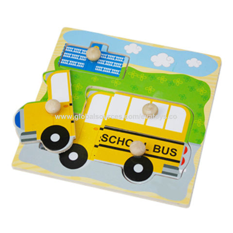 China 2015 funny play car design wooden puzzle toy for kids, measures ...
