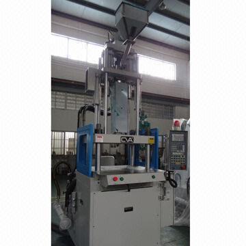 Vertical clamp injection molding machine, nice for insert molding ...
