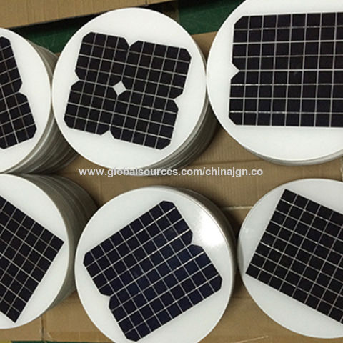 China Diameter 240 to 285mm Round Solar Panel for Solar Courtyard Light ...