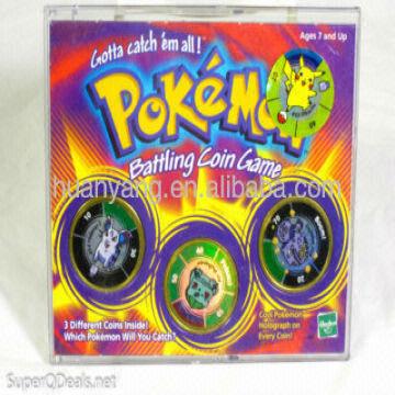Pokemon Battle Coin Game Hasbro 3 Gold Coins PIKACHU 25 | Global Sources