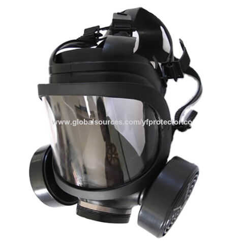 China Full Face Gas Mask Police Anti Riot Equipment Military Canister ...