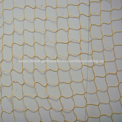 China Polyester yellow color ornamental netting used to create simple ...