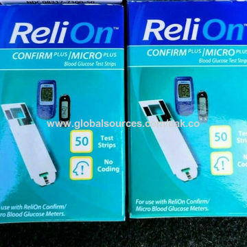United States ReliOn Confirm (Micro) test strip on Global Sources ...