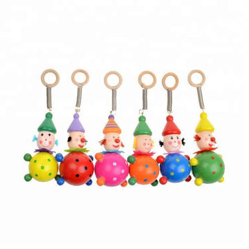 China Mini Wooden Toy Spring Head Dolls Set on Global Sources