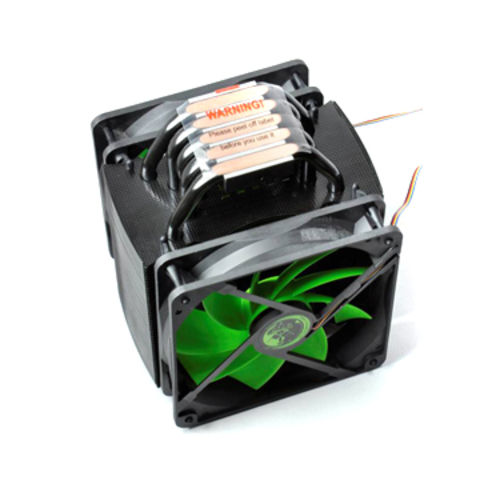 China CPU Cooler with 12V Rated Voltage, 3.2W Input Power and 120 x 120 ...
