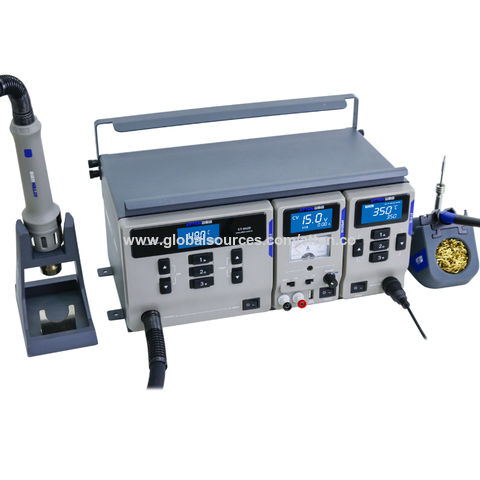 China Hot Air Gun Soldering Rework Station With Power Supply 3 in 1 SMD ...