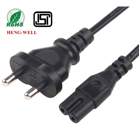 China 2 Pin Plug India BIS Cetification 6A 250v C7 Connector Power ...