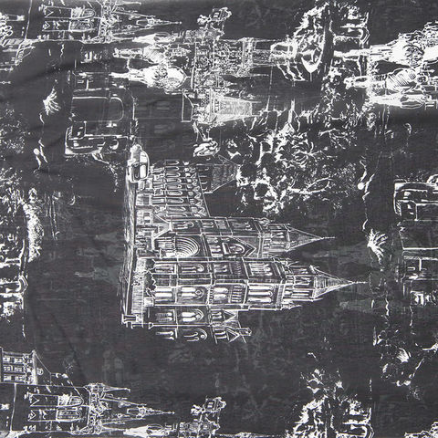 China Italian designs digital printing woven silk crepe de chine ...