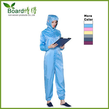 China Lab Coat Fabric Anti-static Unibody Work Clothes Protective ...