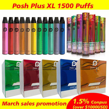 China Posh Plus XL Disposable Vape Pen E Cigarette Kit 650mAh 5ml Pod ...