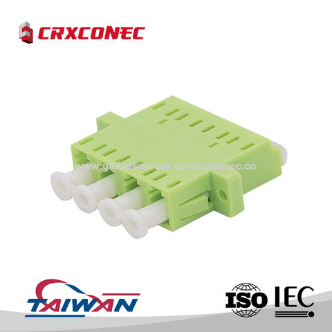 Taiwan OM5 One-Piece Quad Lc Optic Adapter on Global Sources,fiber ...
