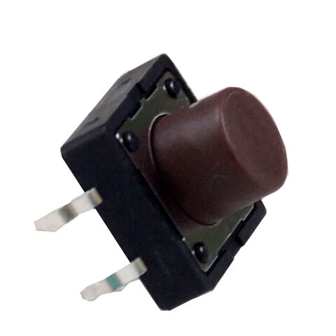 Taiwan Switch Series, Tact Switch, 50mA/12V DC Through Hole with Ground ...