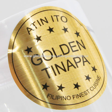 China Strong Adhesive Round Sticker for Packaging Food Waterproof ...
