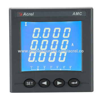 China 2 digital input 2 digital output three phase AC current meter ...