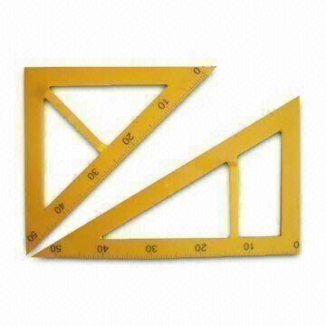 Blackboard Triangle Ruler with 40cm Total Length, Made of Plastic and ...