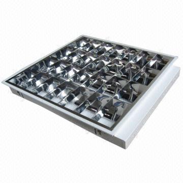 4x18W recessed T8 Fluorescent Fitting with Double Optic Parabolic ...