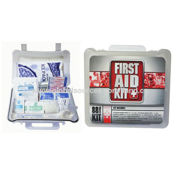China First Aid box, 88pcs on Global Sources,First Aid box