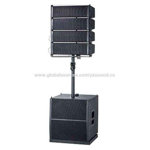 China Line array, subwoofer peak power is 1200W sensitivity is 103dB ...