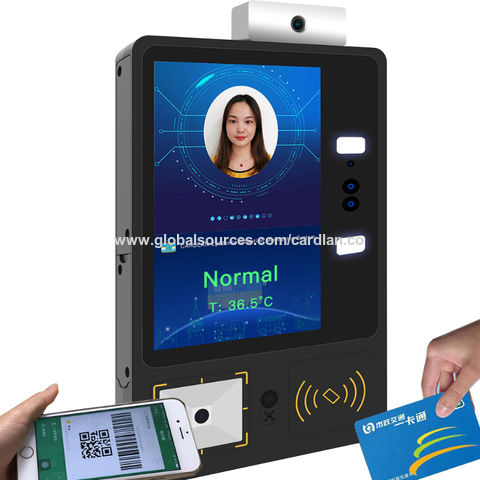 China China Export Face recognition reader with body temperature ...