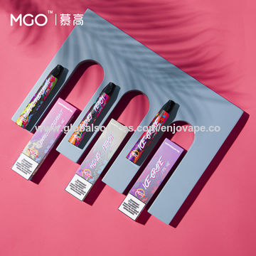 China MGO Rechargeable Disposable E-cig Vape Bar Up to 1800Puffs Mesh ...