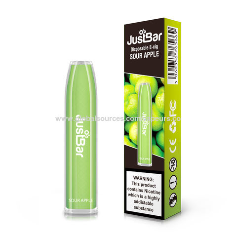 China High quality JUST BAR 600 puffs vape bar 2 ml juice disposable ...