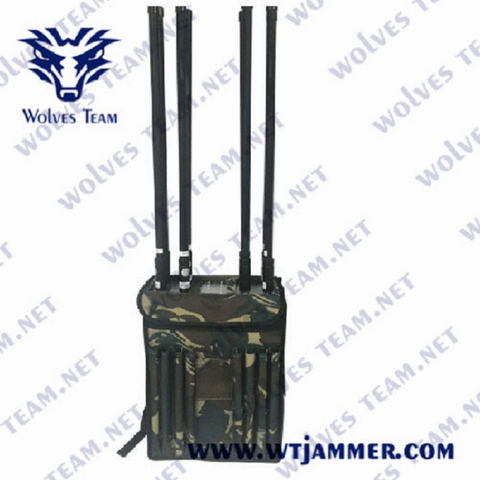 China High Power GPS WIFI Cell Phone Signal Backpack Jammer 200M VIP ...