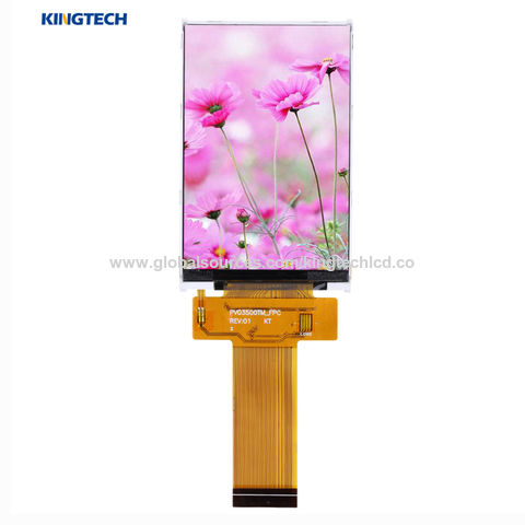 China Kingtech 3.5inch display 320x480 wide view angle transmissive ips ...