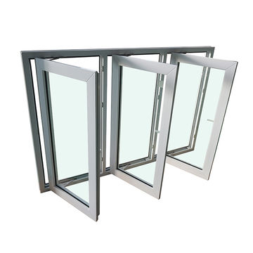 China 3 Panel Pvc Frame French Design Accessory Profile Price Casement ...