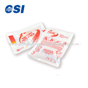 China CSI Wholesale comfortable pain relief magic instant hot pack on ...