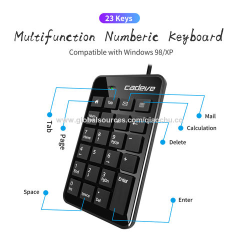 China Multifunction USB Numeric Keypad,Portable Anti-slip Mini USB ...