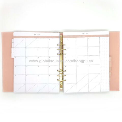 China Custom day planner binders Weekly Planner Notebook Office Desk ...