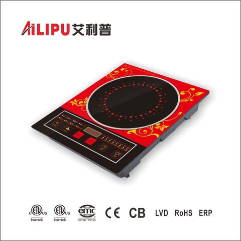 China A12 Colorful Tempered Glass 2200W Induction Cooker/Induction ...