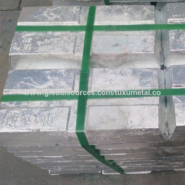 China High quality zinc alloy ingot zinc ingots for hot sale 99.9% on ...