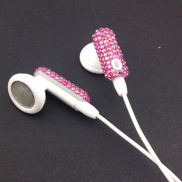 China Promotional in ear diamond studded crystal beads rhinestone ...
