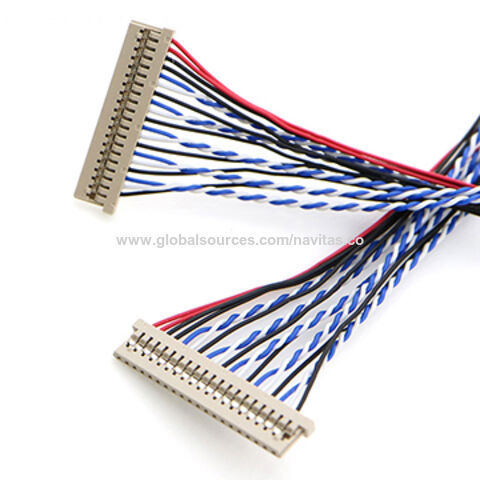 Taiwan JAEWire HRS 20pin LVDS Cable for LCD Panel Connector Custom ...