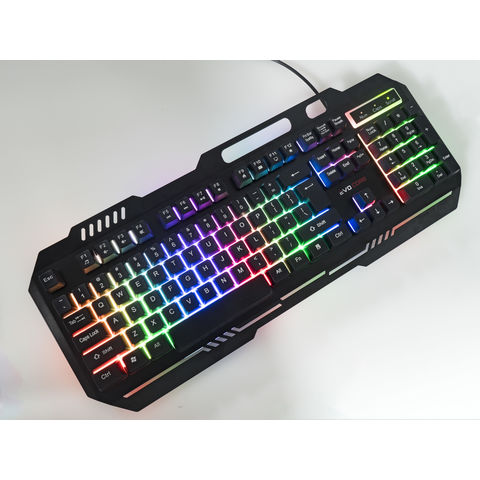 China Gaming Keyboard Laser 104 Keys Backlight Full Size Plug and Play ...