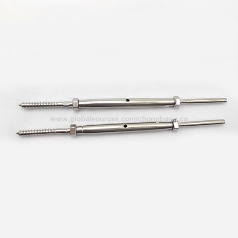 China 1/4" x 3-1/4" Stainless Steel 316 Cable Railing Turnbuckles with ...
