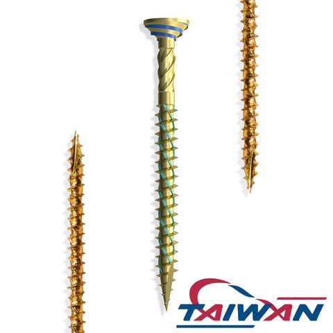 Taiwan Patent MS countersunk Twister wood screw on Global Sources ...