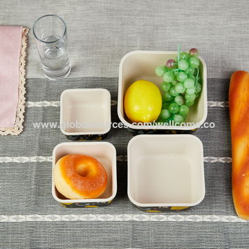 China New of 2021 Multifunctional Bamboo Fiber Canister Storage Box ...