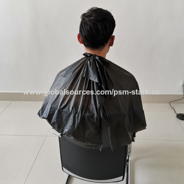 ChinaBiodegradable plastic cape,biodegradable hairdressing cape ...