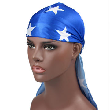 China Durag with Long Tail and Wide Straps on Global Sources,hair cap ...
