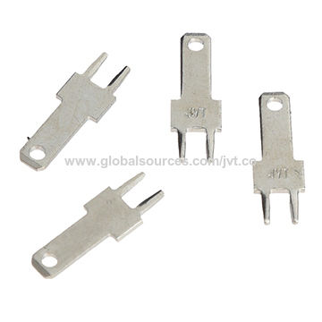 China JVT 110 PCB Tab Connector, 0.8mm Thickness, Brass, Tin Plated on ...