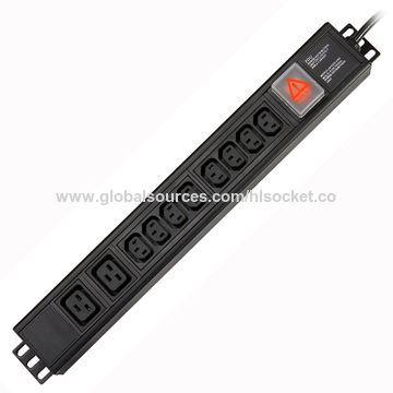 China 10 outlets industrial metered rack pdu power distribution unit on ...